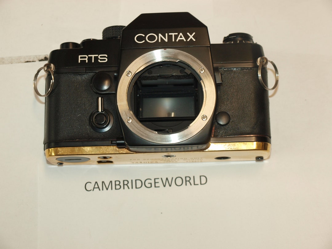Contax RTS 35mm SLR Camera Factory Demo With GOLD Bottom Plate - Etsy ...