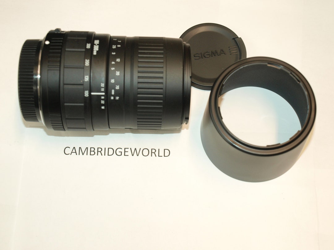 100-300mm F4.5-6.7 DL Auto Focus ZOOM Lens for Sigma Cameras NEW ...