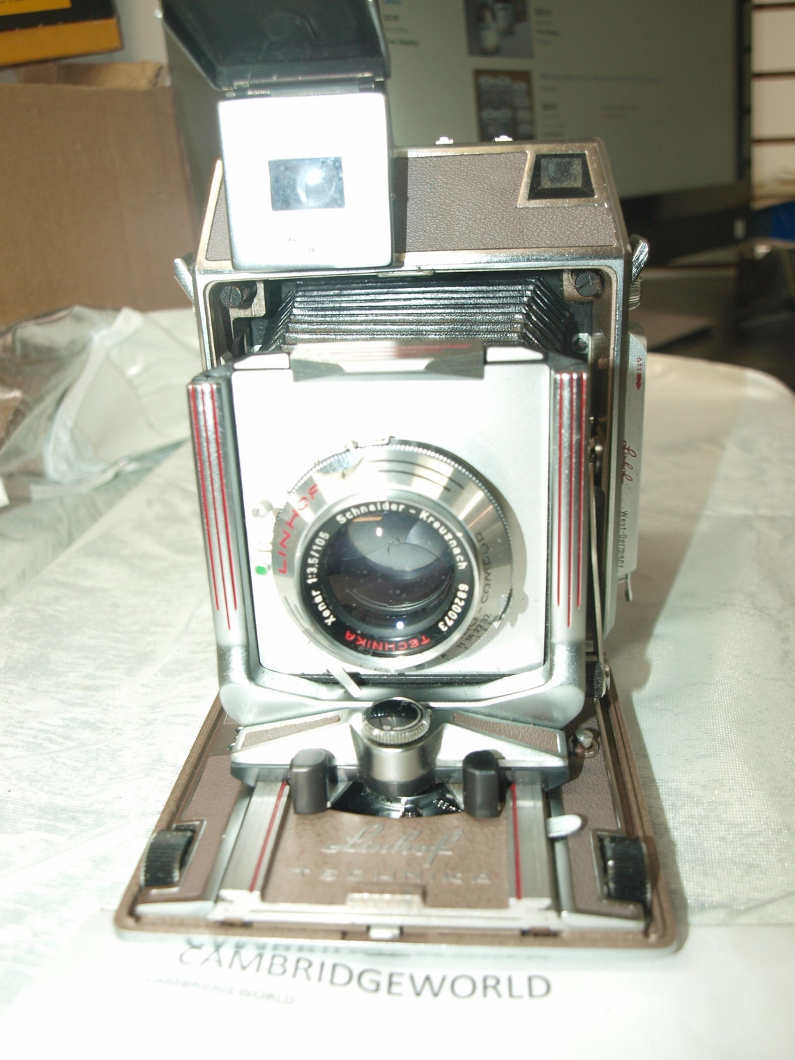 LINHOF TECHNICA 2X3 With 105mm F3.5 Schneider Kreuznach Technica Xenar ...