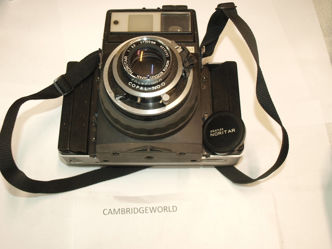 Graflex XL Medium Format Camera With 100mm F3.5 Noritar Lens and ...