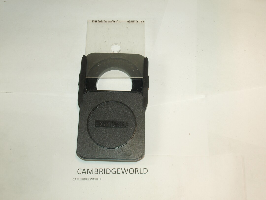 Ambico Filter Adapter 49mm Filter Holder Lens Cap Soft Focus Circular ...