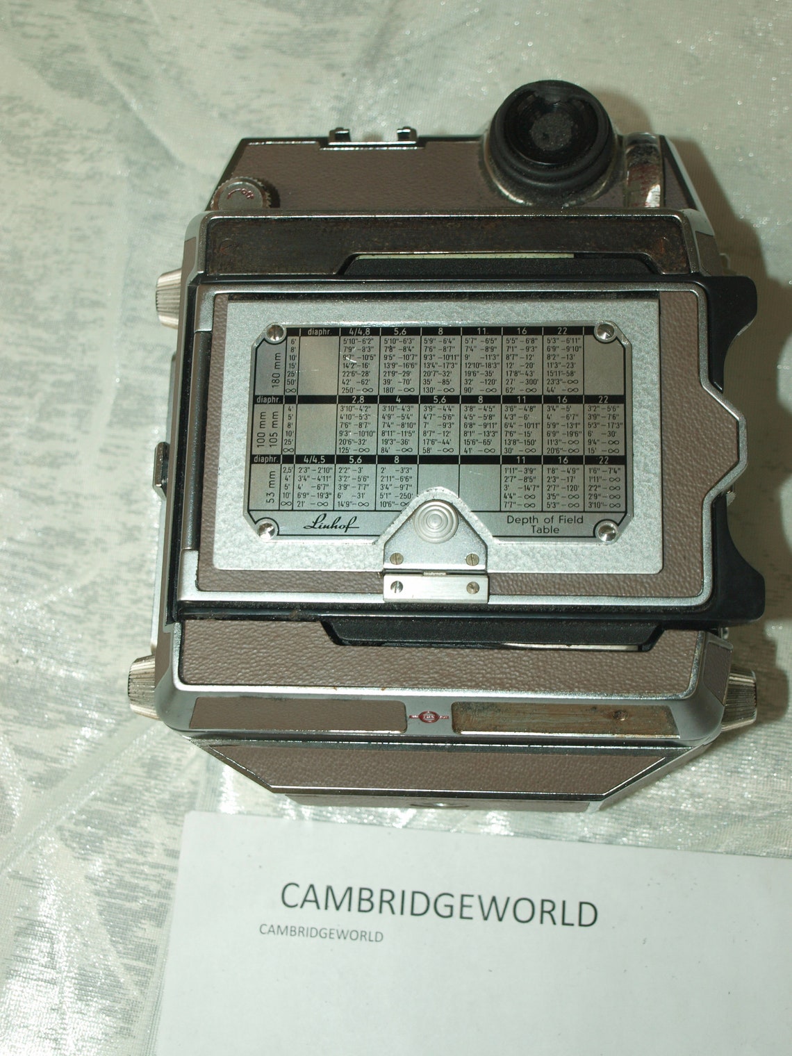 LINHOF TECHNICA 2X3 With 105mm F3.5 Schneider Kreuznach Technica Xenar ...