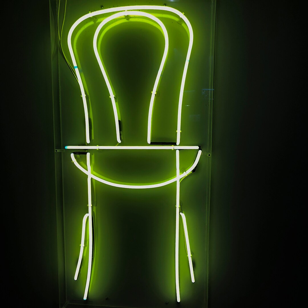 Neon Life Square Poster - Etsy