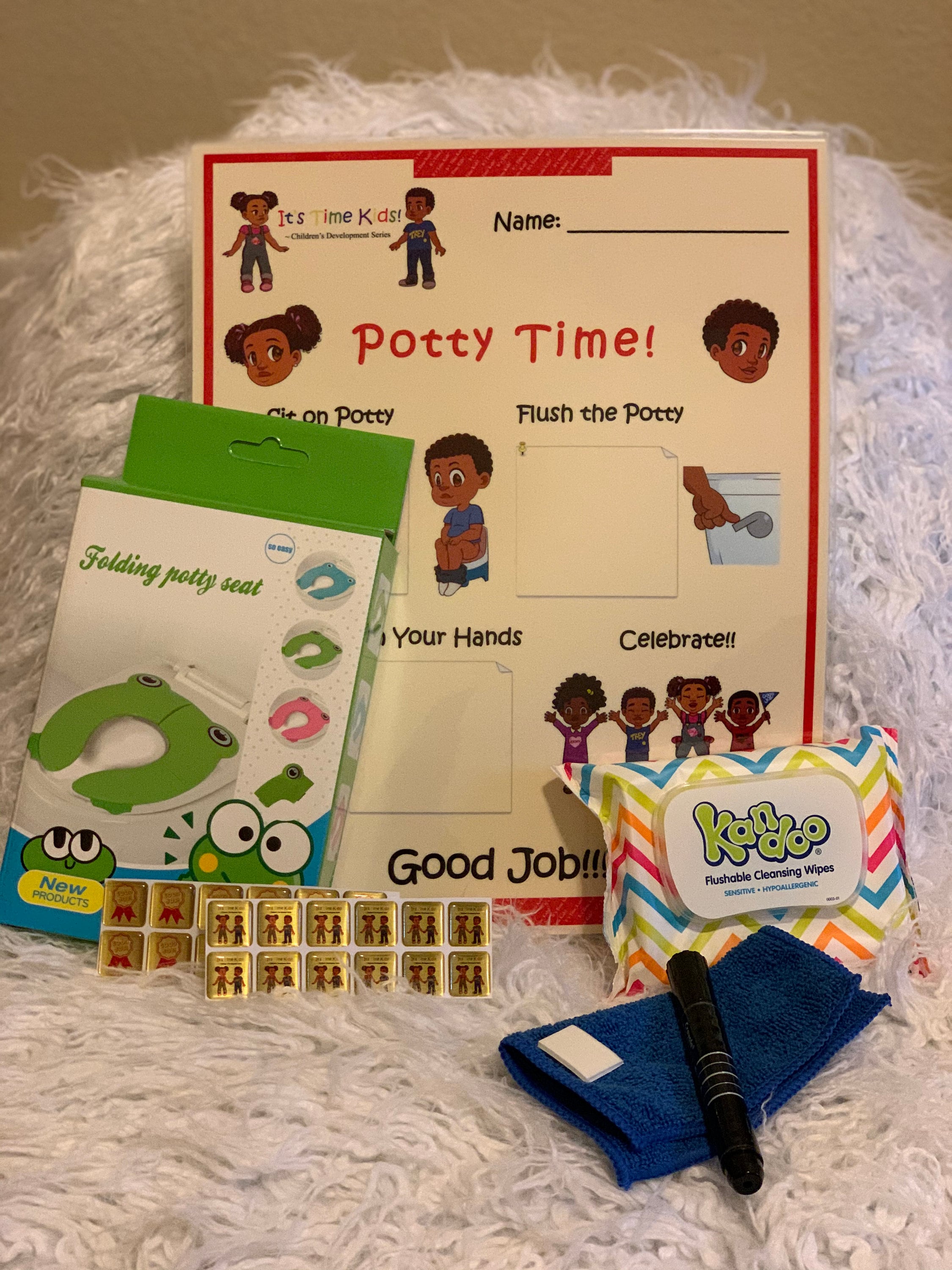 Potty Training Kit Poster Box BOYS - Etsy