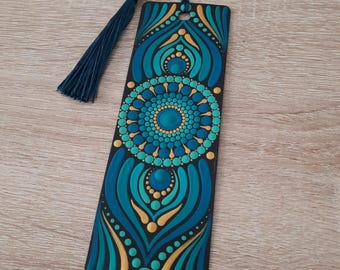 Handmade Mandala Bookmarks With Tassel Reader's Gift Mandala Art Book ...
