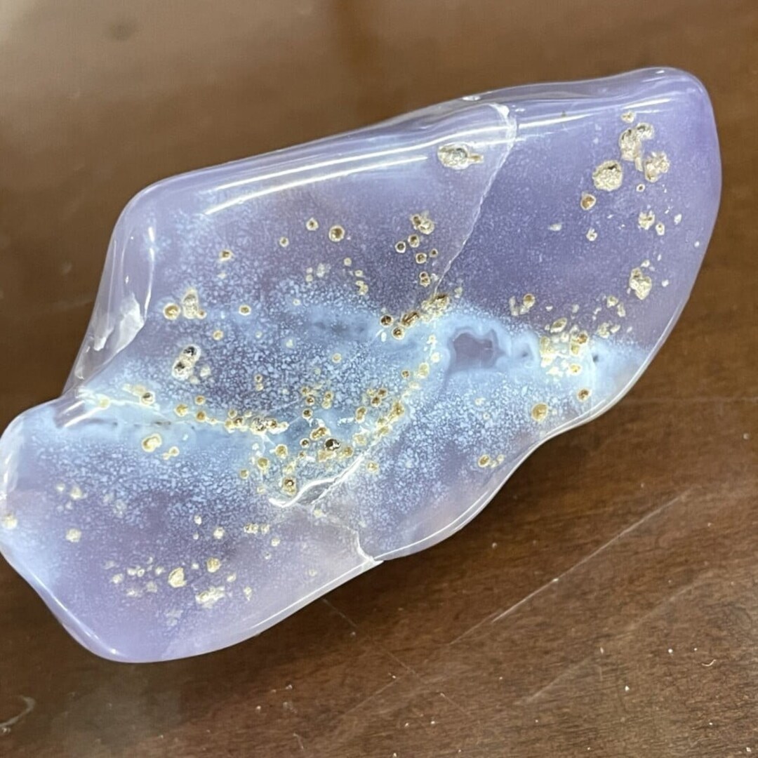 Rare Holly Blue (calapooia) Agate 30.89g: Said to Enhance Psychic ...