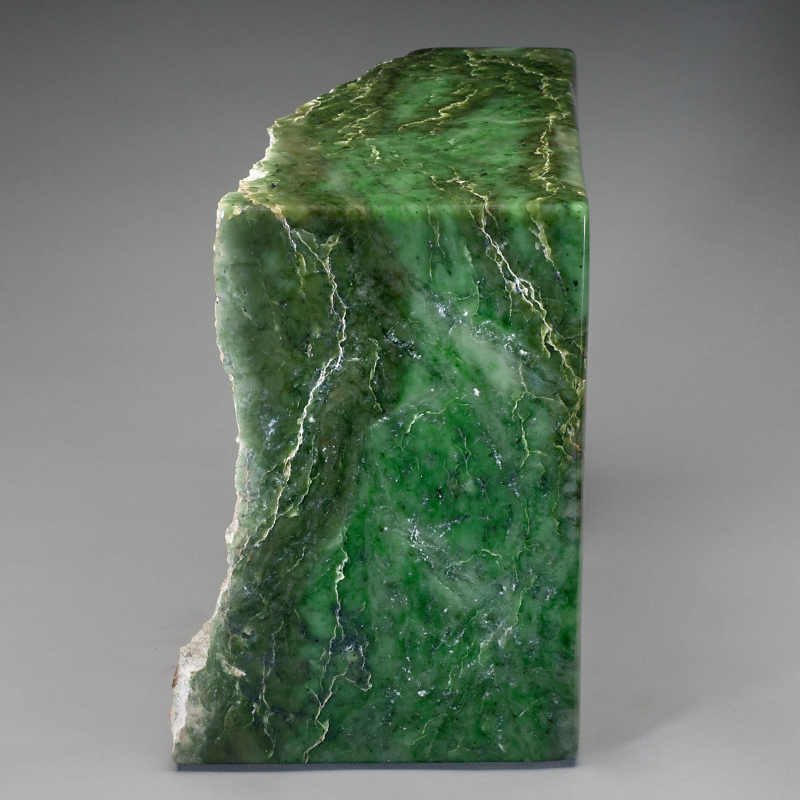Jade Sculpture Rare Siberian Russian Nephrite Jade Formed and Polished ...