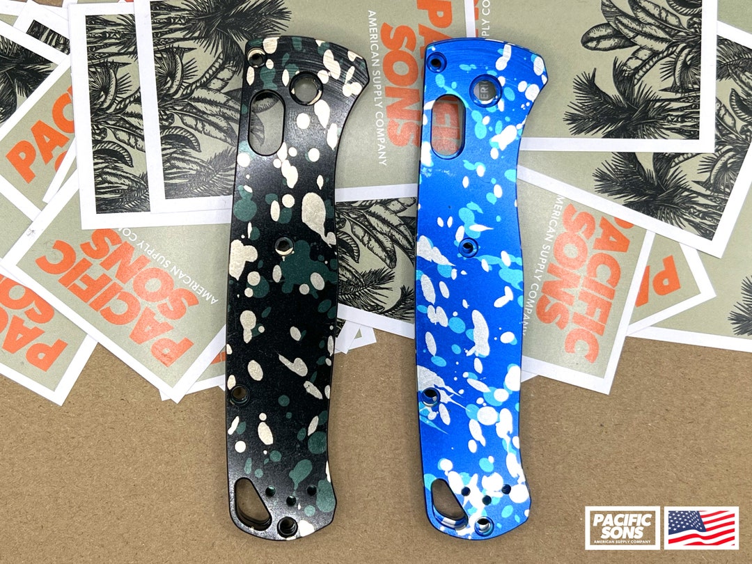 Benchmade Bugout 535 - Splatter Scale Set - Custom Aluminum Scales - Etsy
