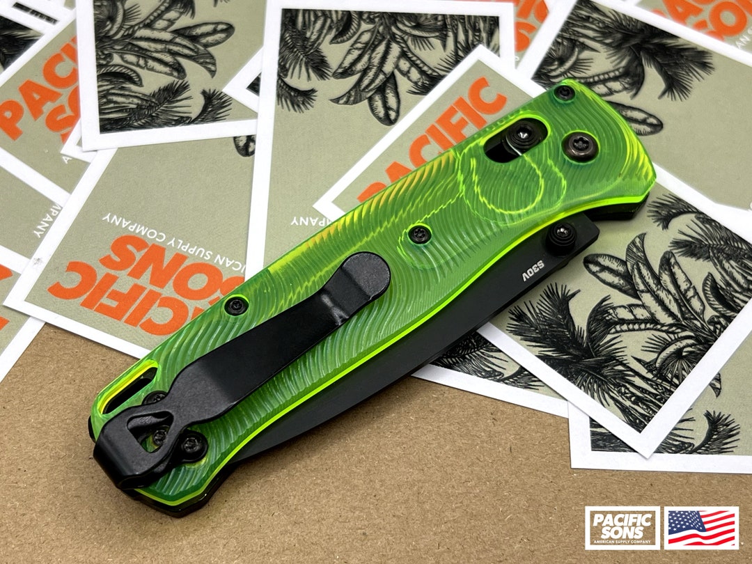 Benchmade Bugout 535 - Neon Acrylic Wave Scale Set - Etsy