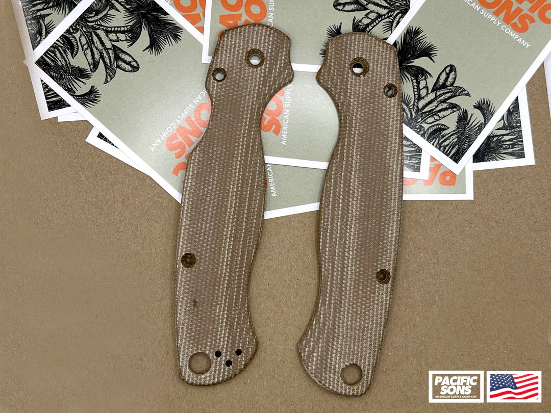 Spyderco Paramilitary 2 Micarta Scales - Etsy