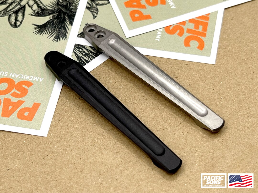 Milled Titanium Pocket Clip for Rick Hinderer XM 18 3.5" W/ Screws - Etsy