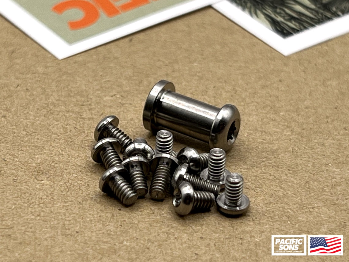 Complete Titanium Screw & Pivot Dress Kit for Benchmade 940-1/940-2 ...