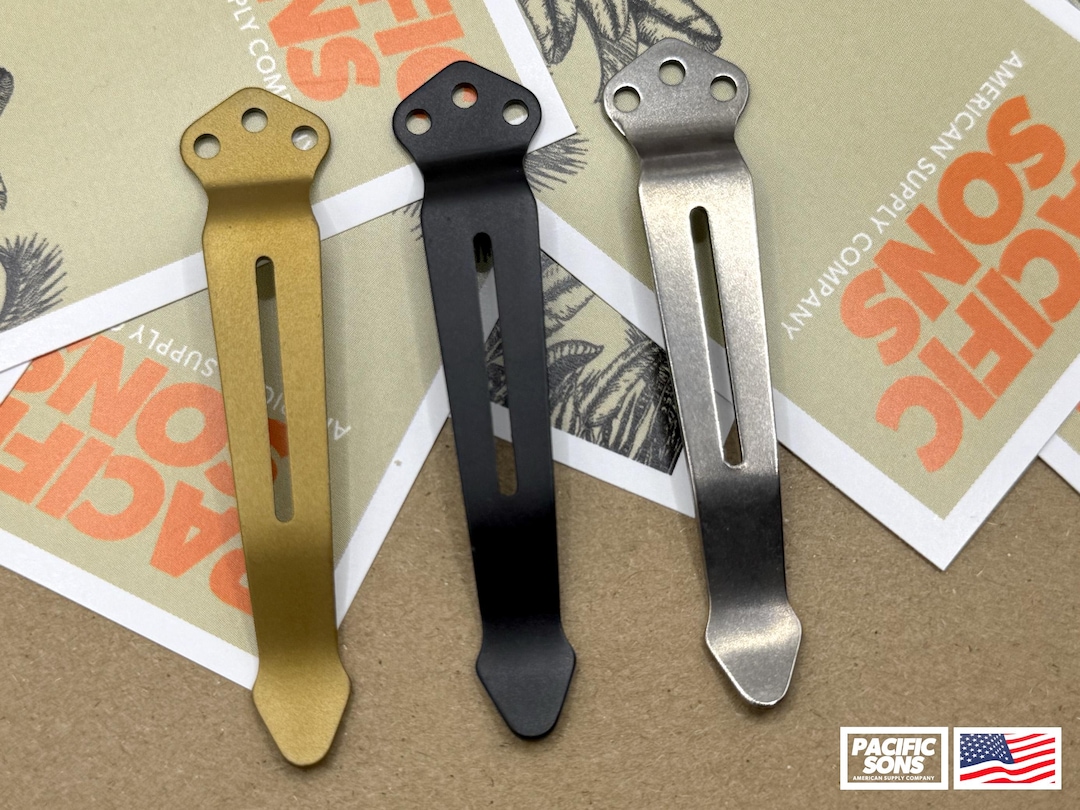 Titanium Benchmade Knife Pocket Clip Replacement: 710, 530, 940, 580 ...