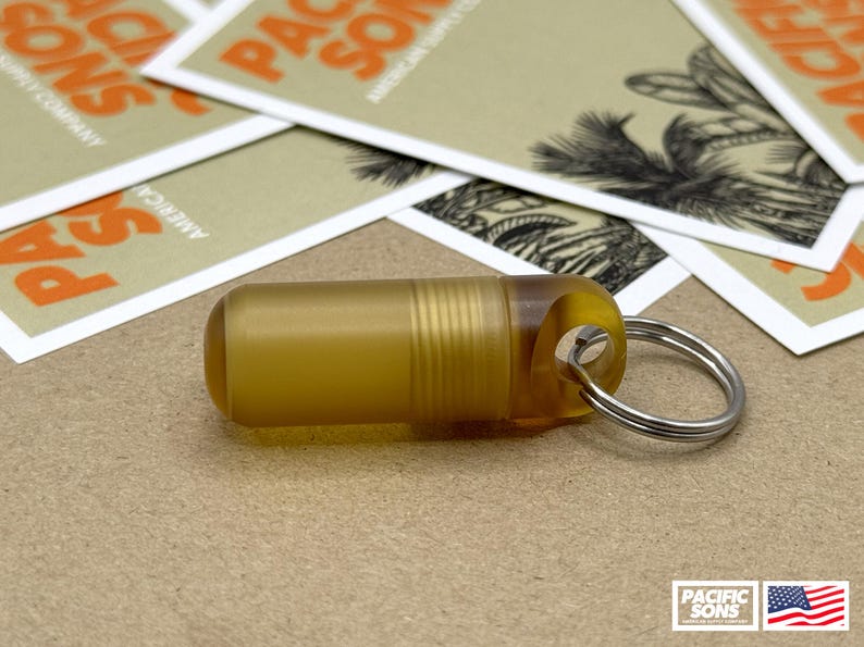 Small ULTEM™ Keyring Bottle - Screw Top - Etsy