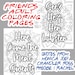 Friends Coloring Pages, Friends TV Show Quotes, Monica, Joey, Chandler ...