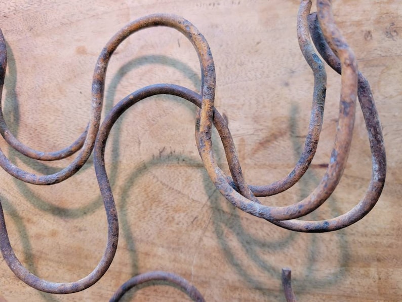 Seven Rusty, Curvy, Old Mattress/upholstery/ Automotive Seat Spring ...