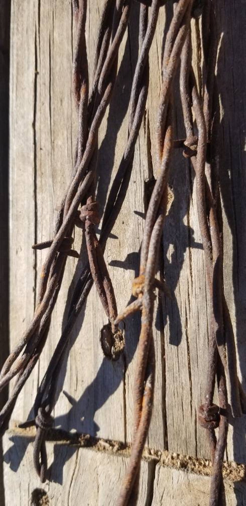 Five Rusty Barbd Wire Strands - Etsy
