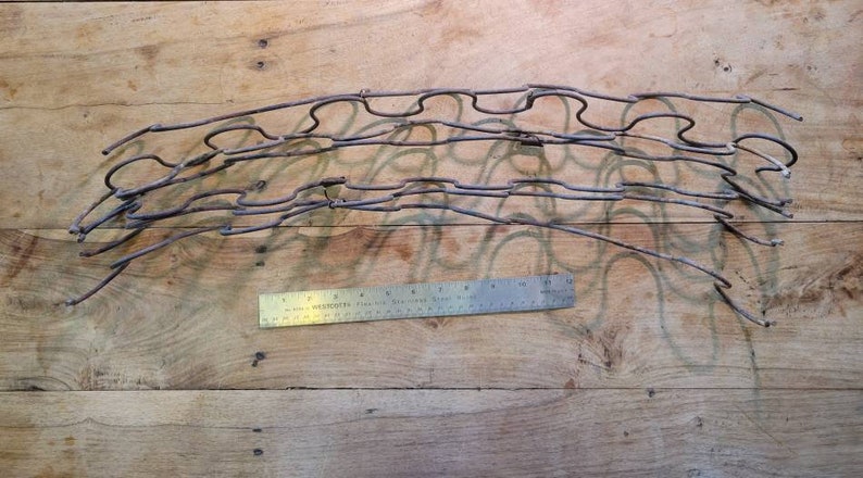 Seven Rusty, Curvy, Old Mattress/upholstery/ Automotive Seat Spring ...