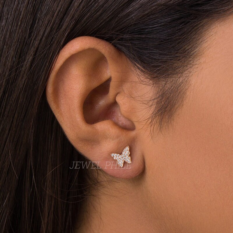 Butterfly Earrings - Etsy