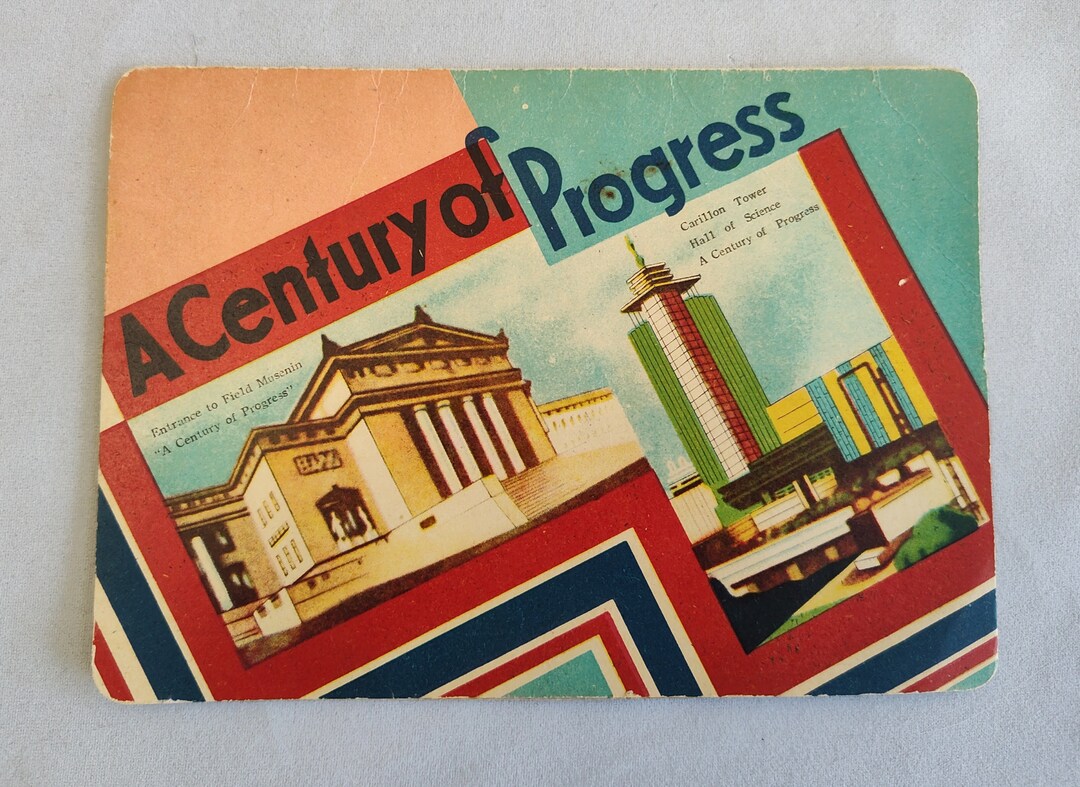 Vintage Chicago Century of Progress Needle Book - Etsy