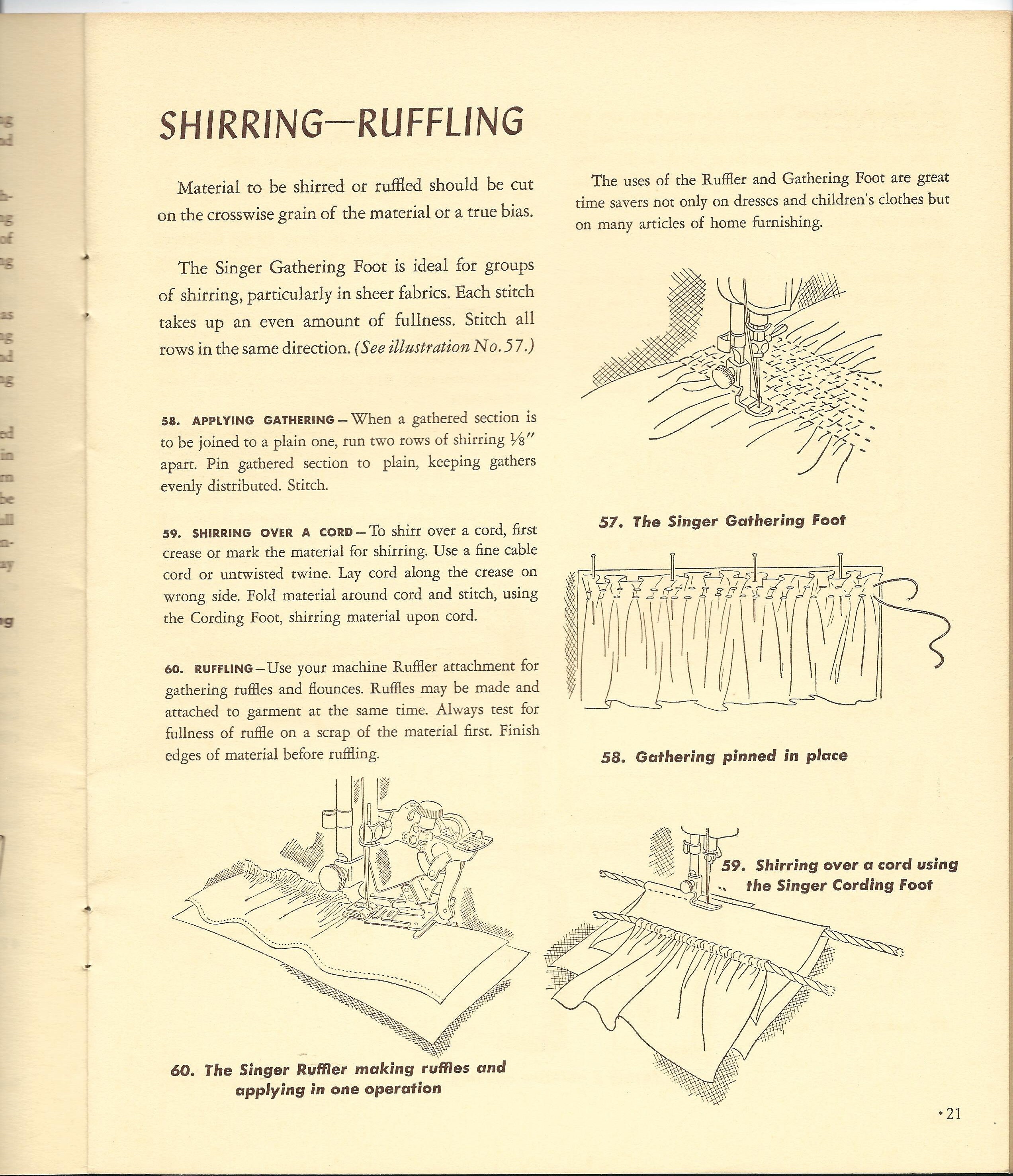 Singer Illustrated Dressmaking Guide 1936, 1939 Vintage Sewing Ephemera ...