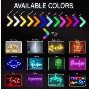 Custom UV Printing Logo Neon Light Sign, Custom Logo Sign for Business ...