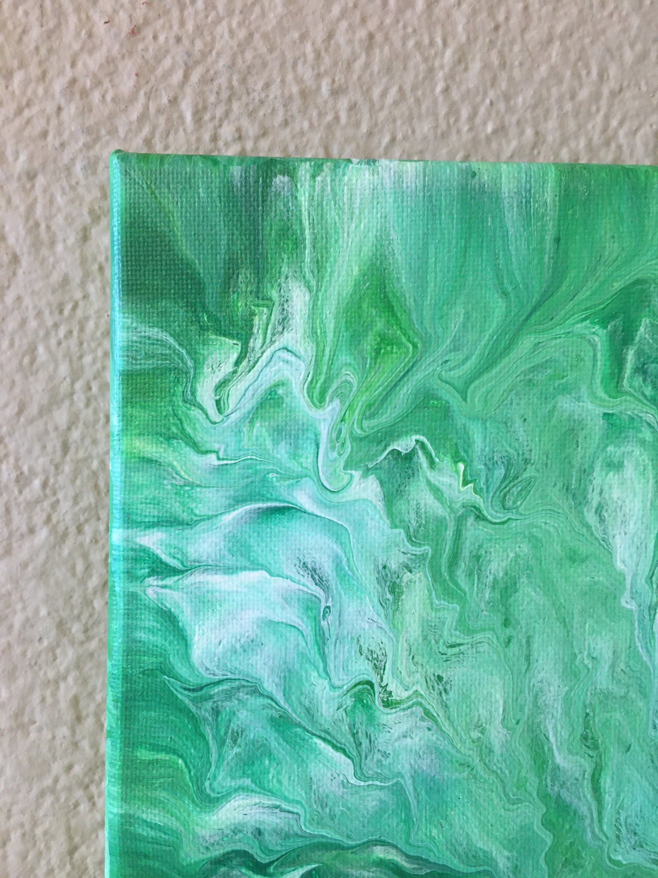 Original Abstract Painting rainforest Acrylic on Canvas 12x 16 Great ...