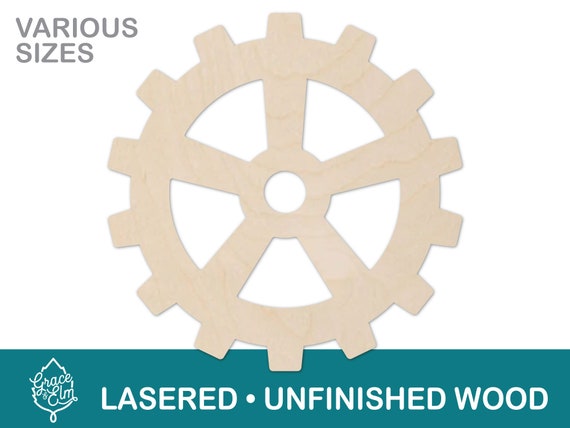 Gear Laser Cut Gear Laser Cut Shapes Create Your Own | Etsy