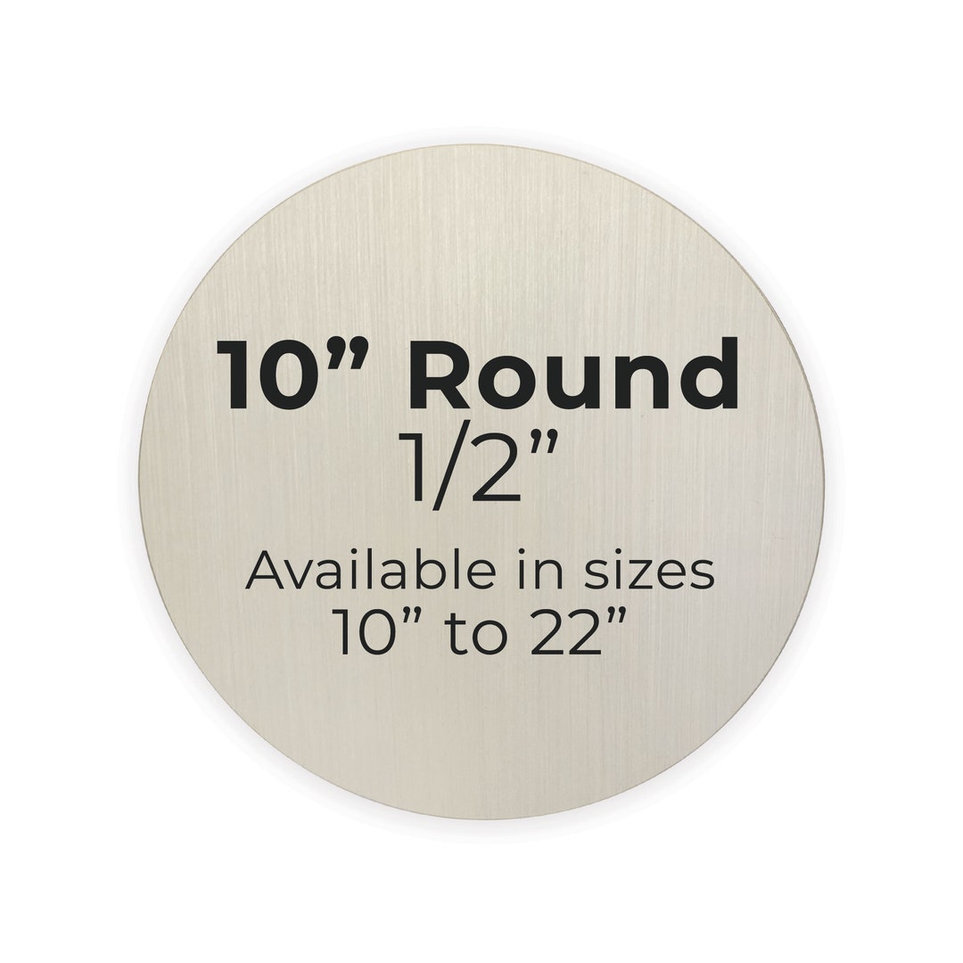Routed Edge Wood Rounds: 10 Inch Natural Birch Door Hangers 3, 6, or 8 ...
