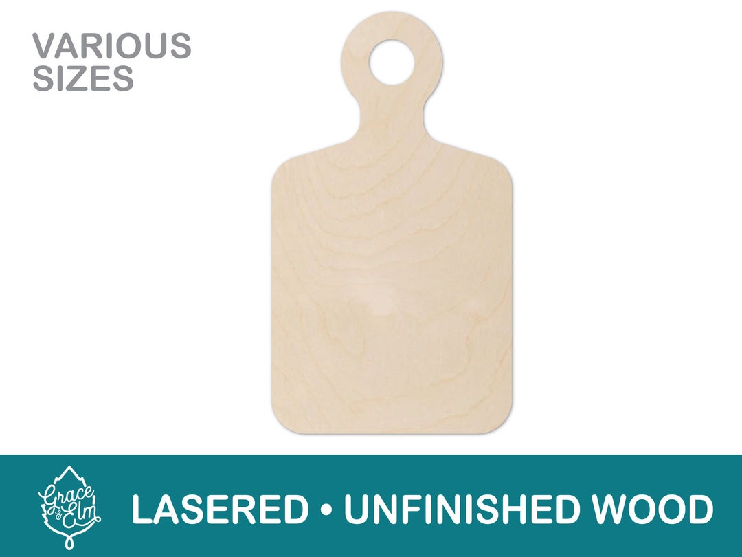 Cutting Board Lasered Cutting Board Blank Unfinished Wood Do It ...