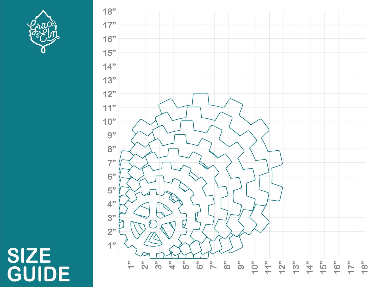 Gear Laser Cut Gear Laser Cut Shapes Create Your Own Craft Supplies ...