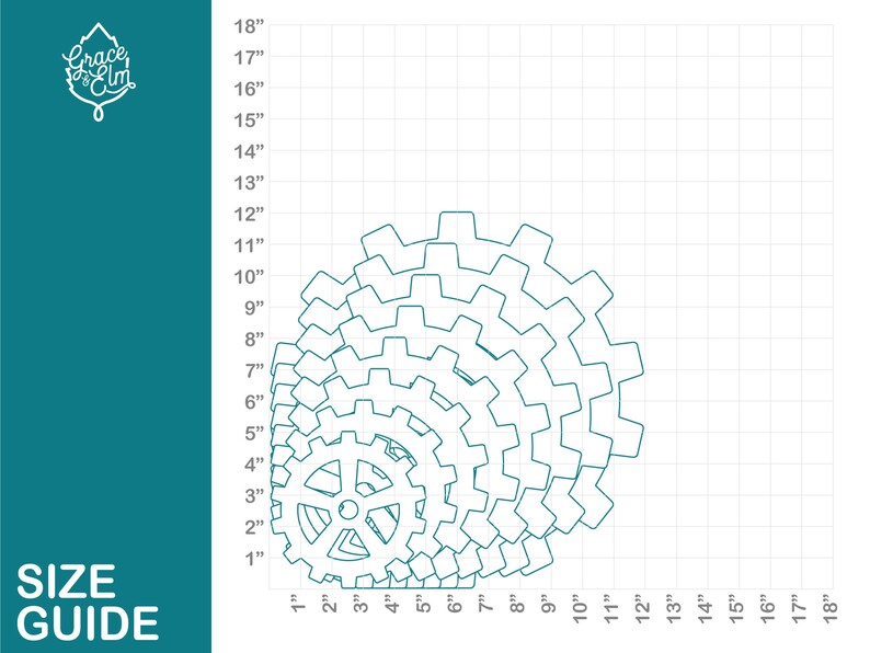 Gear Laser Cut Gear Laser Cut Shapes Create Your Own Craft Supplies ...