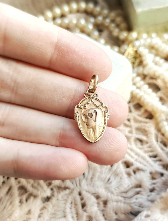 RARE Signed BECKER French Antique c1900 Rose Gold Fil… - Gem