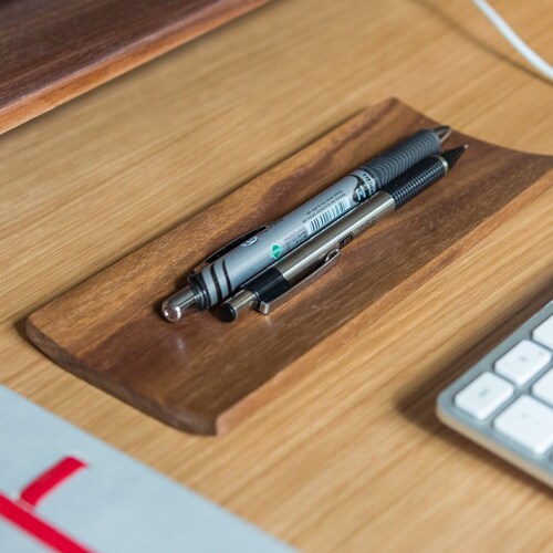 Black Walnut Pen Holder / Walnut Wood Desk Organizer / Walnut - Etsy