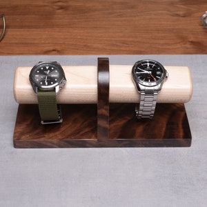Timestand L Adjustable Four Watch Stand in Walnut Wood for Special Gift ...