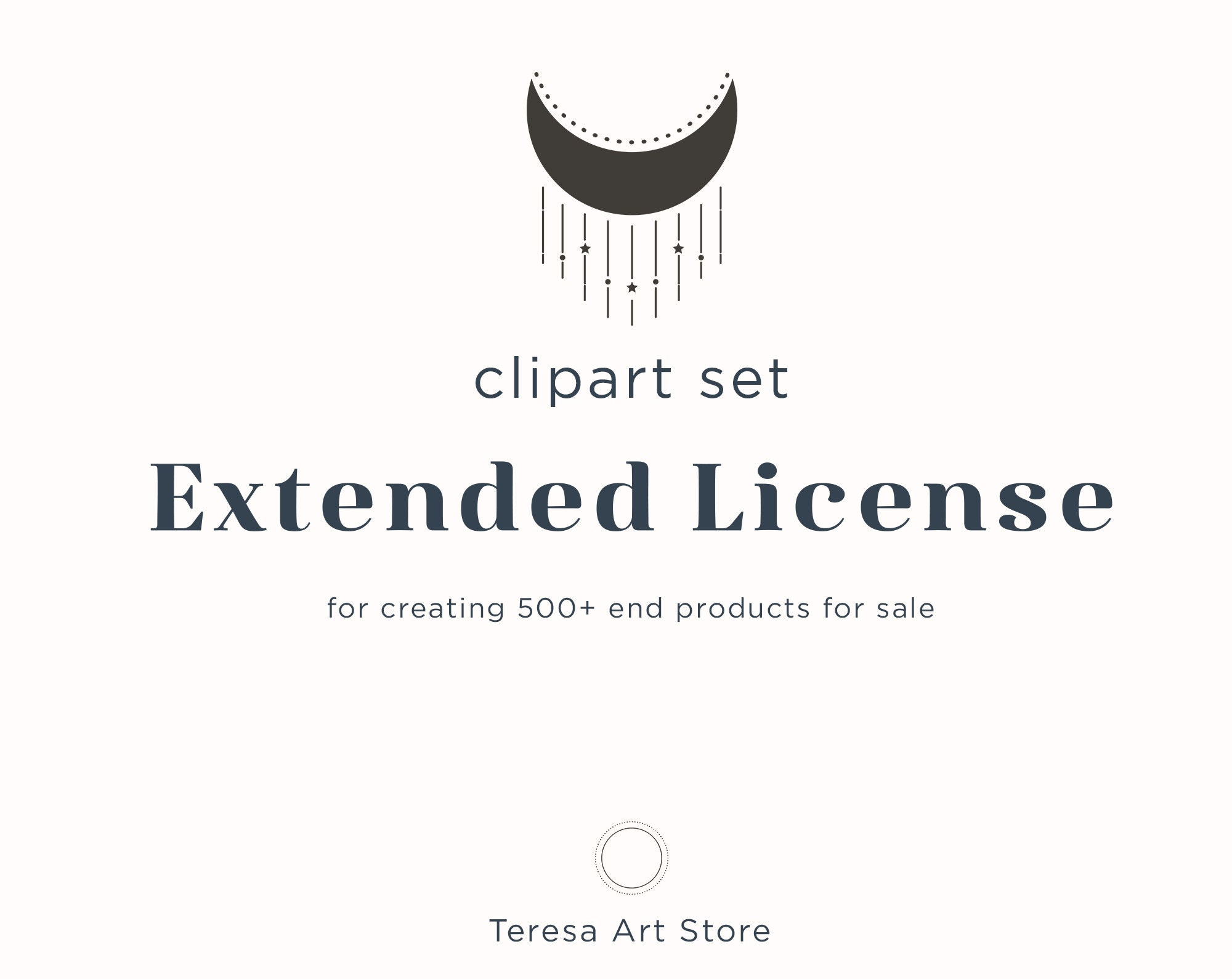 Extended License Clipart Set 1 Product,unlimited Commercial License ...