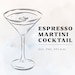 Espresso Martini Illustration in SVG, Cocktail Poster Wall Art Print ...