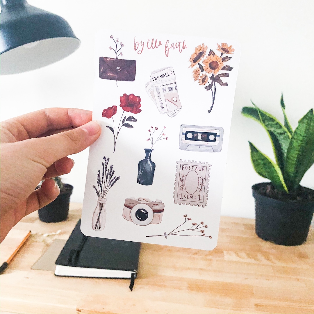 Spring Bujo Sticker Sheet // a Spring Breeze for Bujo, Planner, Journal ...