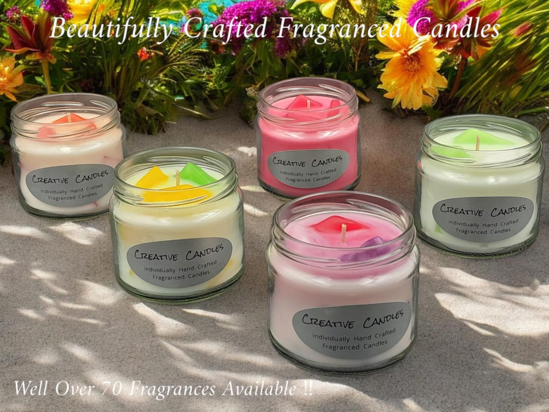 Handcrafted Fruity Fragranced Candles: Buy 3 or More for Extra 25% off ...