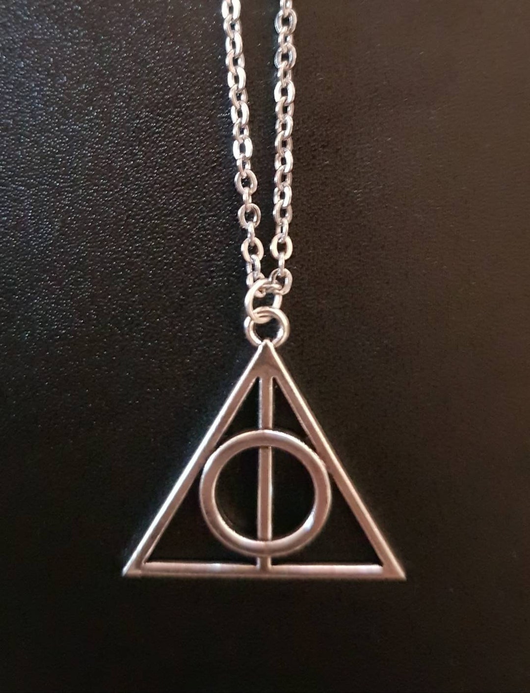 Handmade Triangle Wizard Horcrux Necklace Keyring - Etsy UK