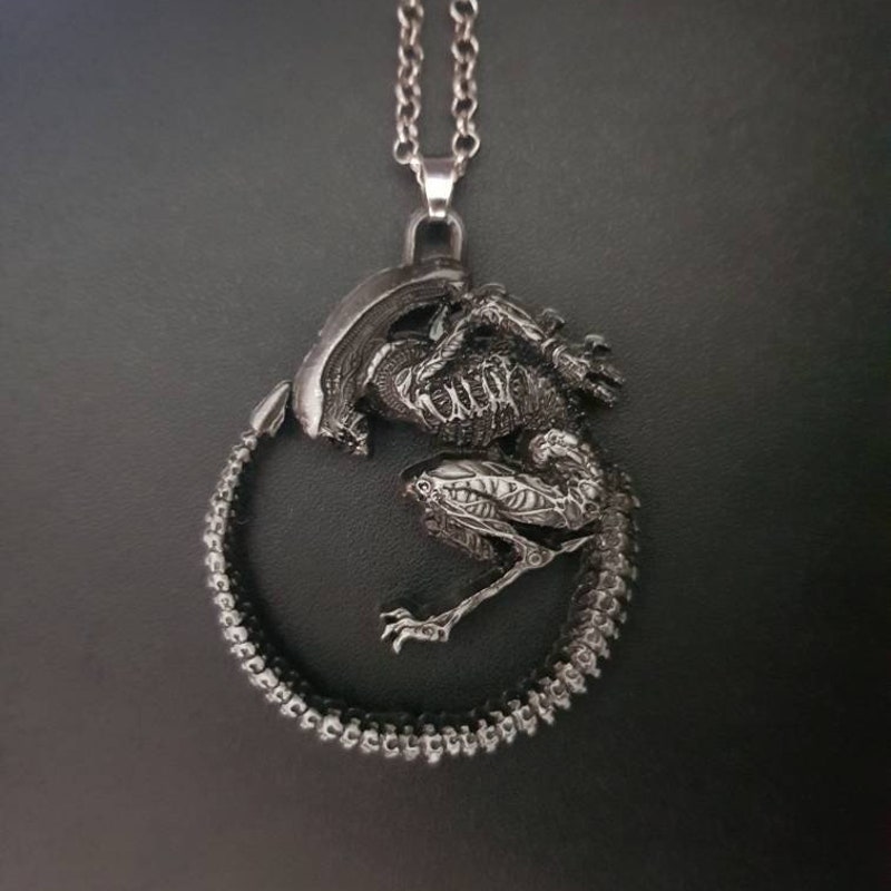 Alien Necklace Xenomorph - Etsy UK