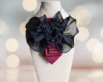 Handmade Women's Necktie Necklace Tie Neck Statement Piece Fashionable ...