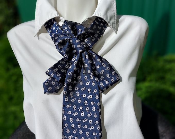 Handmade Women's Necktie Necklace - Tie Neck Statement Piece ...