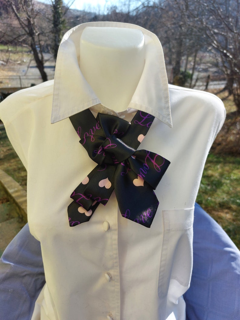 Handmade Women's Necktie Necklace Tie Neck Statement Piece Fashionable ...