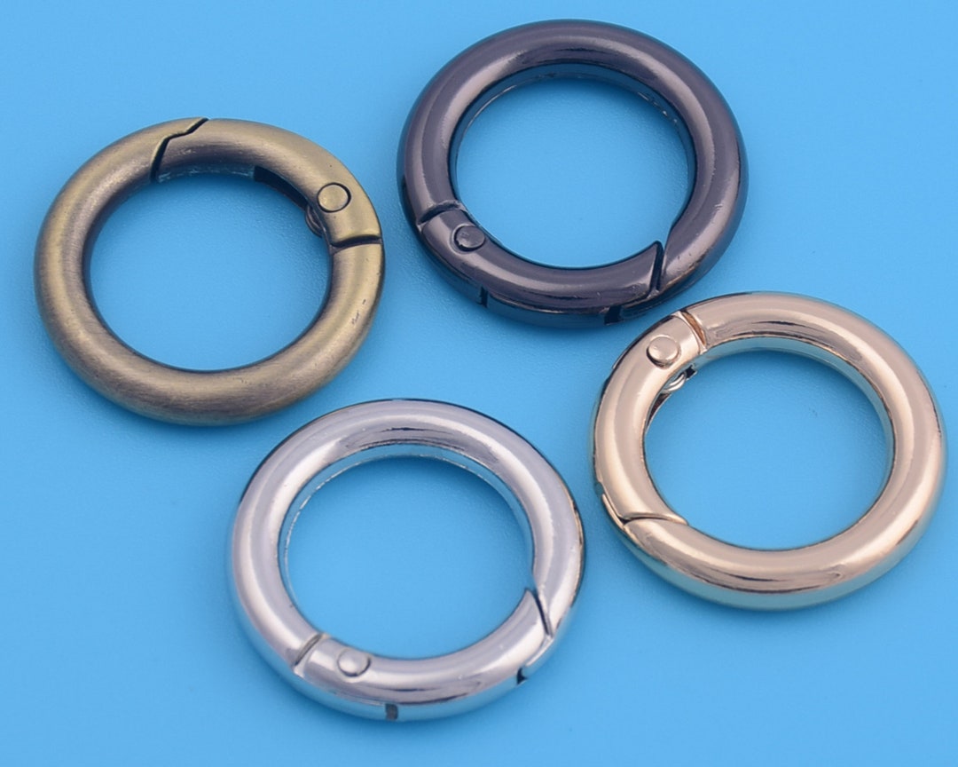 3/4"(19mm) Spring O Ring Push Gate O Ring Bronze/silver/light Gold/gun ...