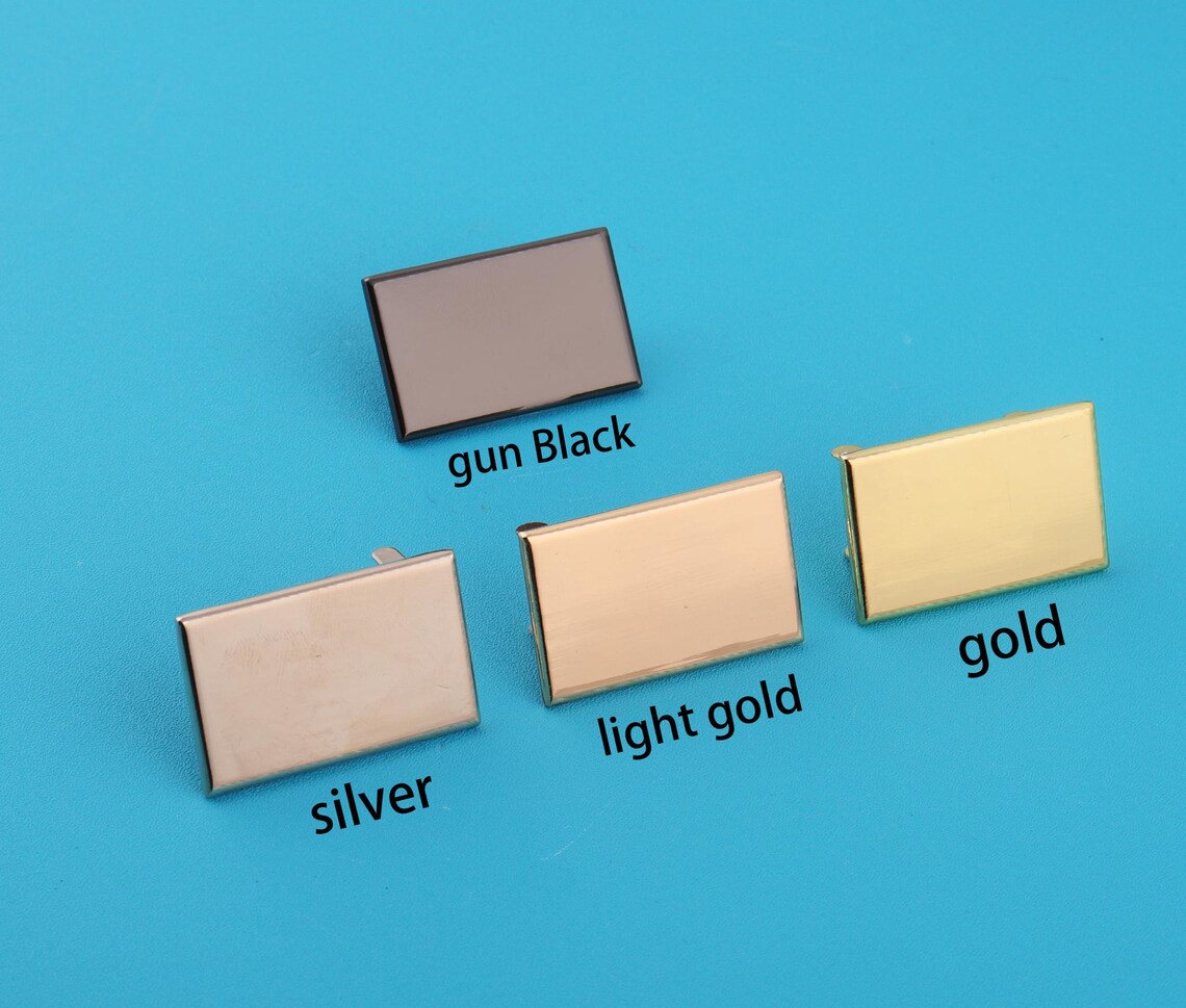 Custom Laser Engraved Bag Labels, Metal Purse Tags (25x40mm) - Etsy