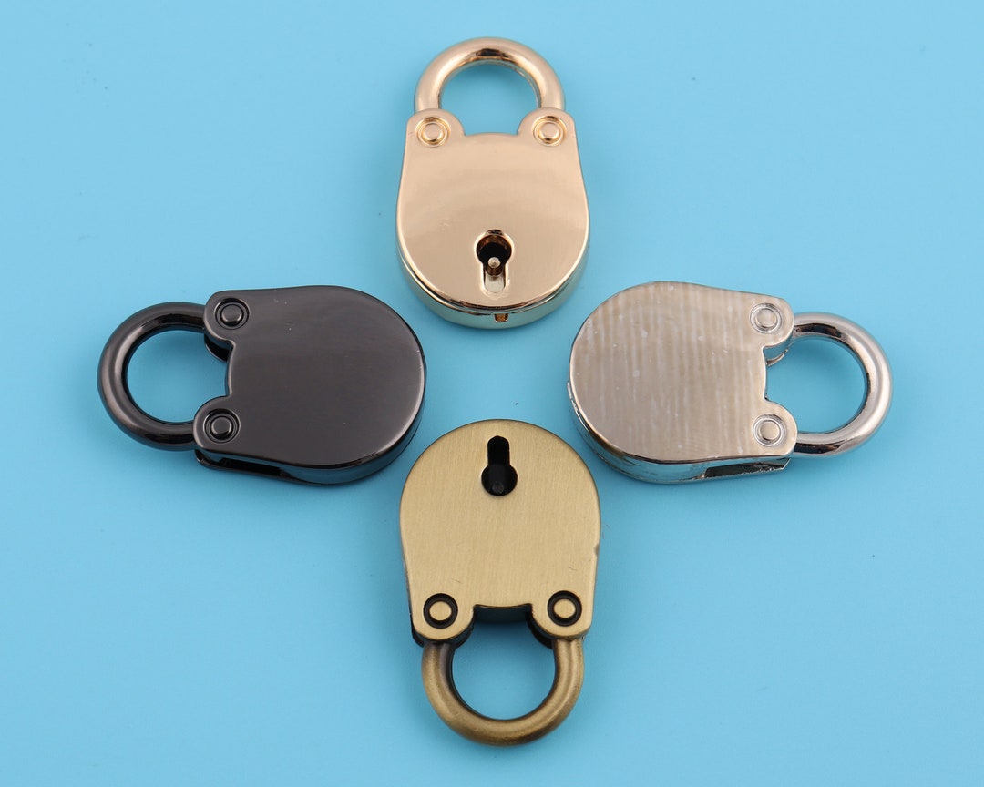 37*23mm Metal Bear-shaped Padlock With Key Purse Lock Bag Lock Twist ...