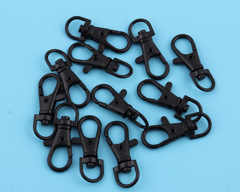 3/8 10mm Inner Matte Black Trigger Snap Clip Metal - Etsy