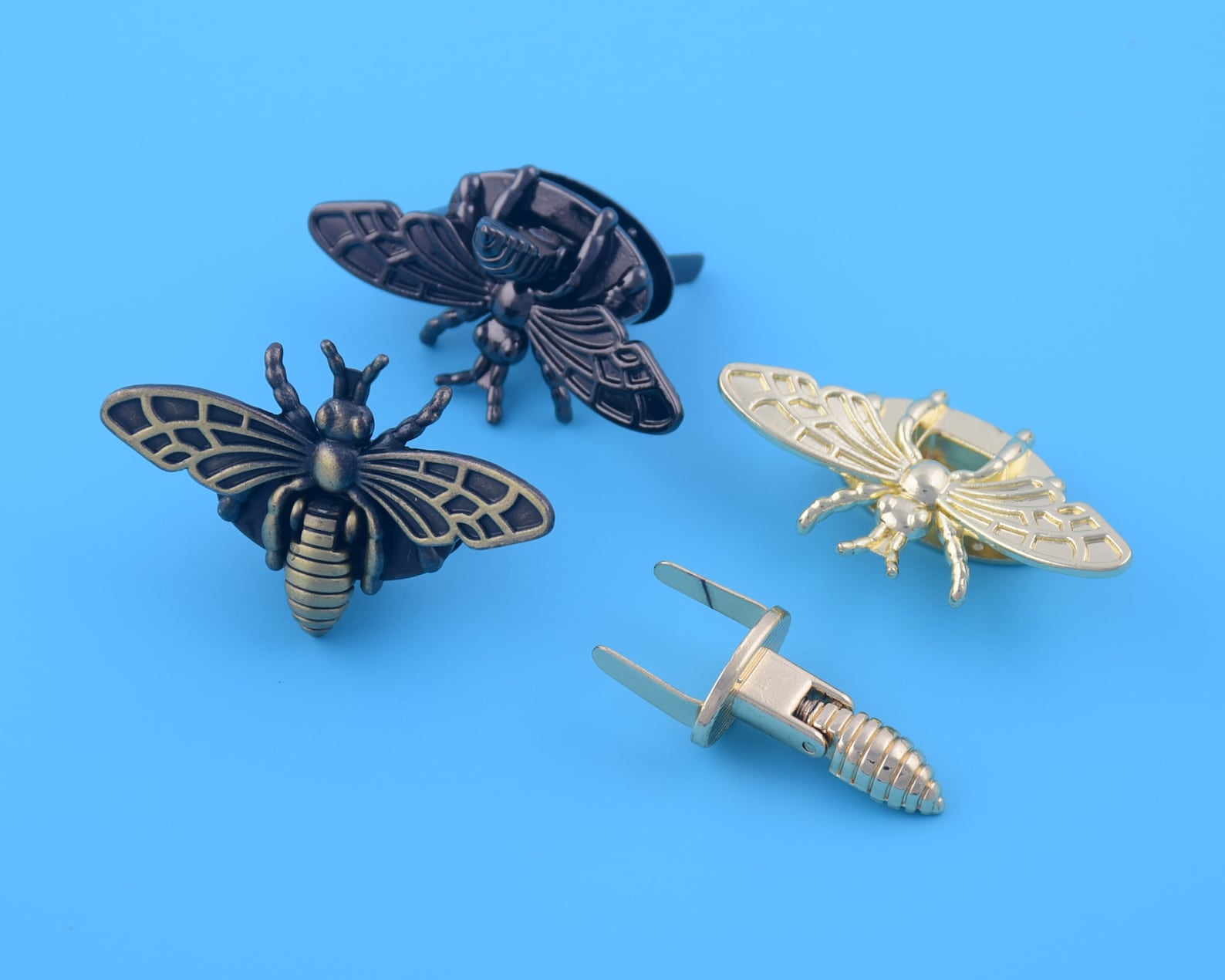 Metal Bee Rotating Padlock Bag Purse Closures Latch Twist Turn - Etsy