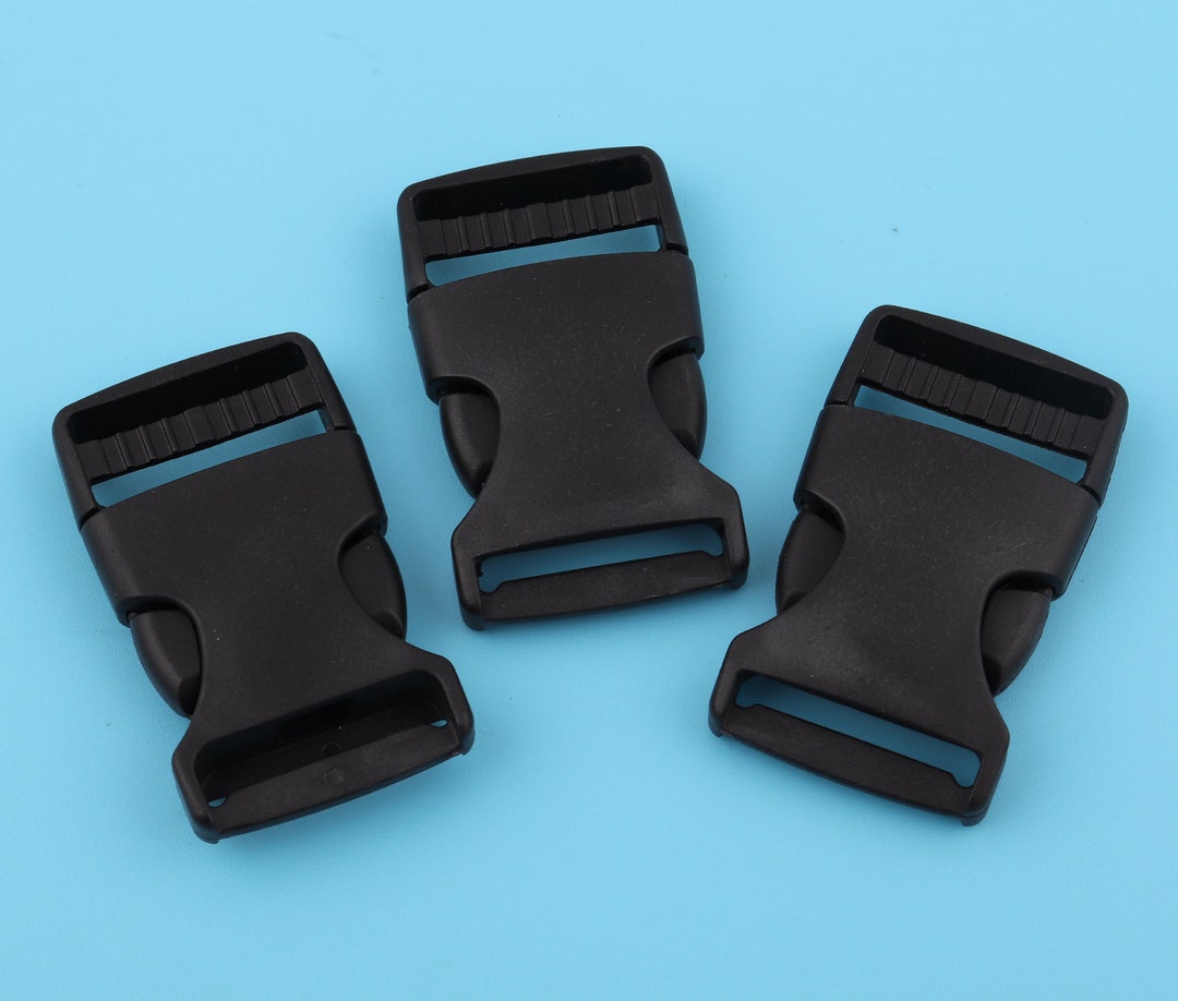 Plastic Quick Release Buckle: 1" Black Belt Strap Clip - Etsy
